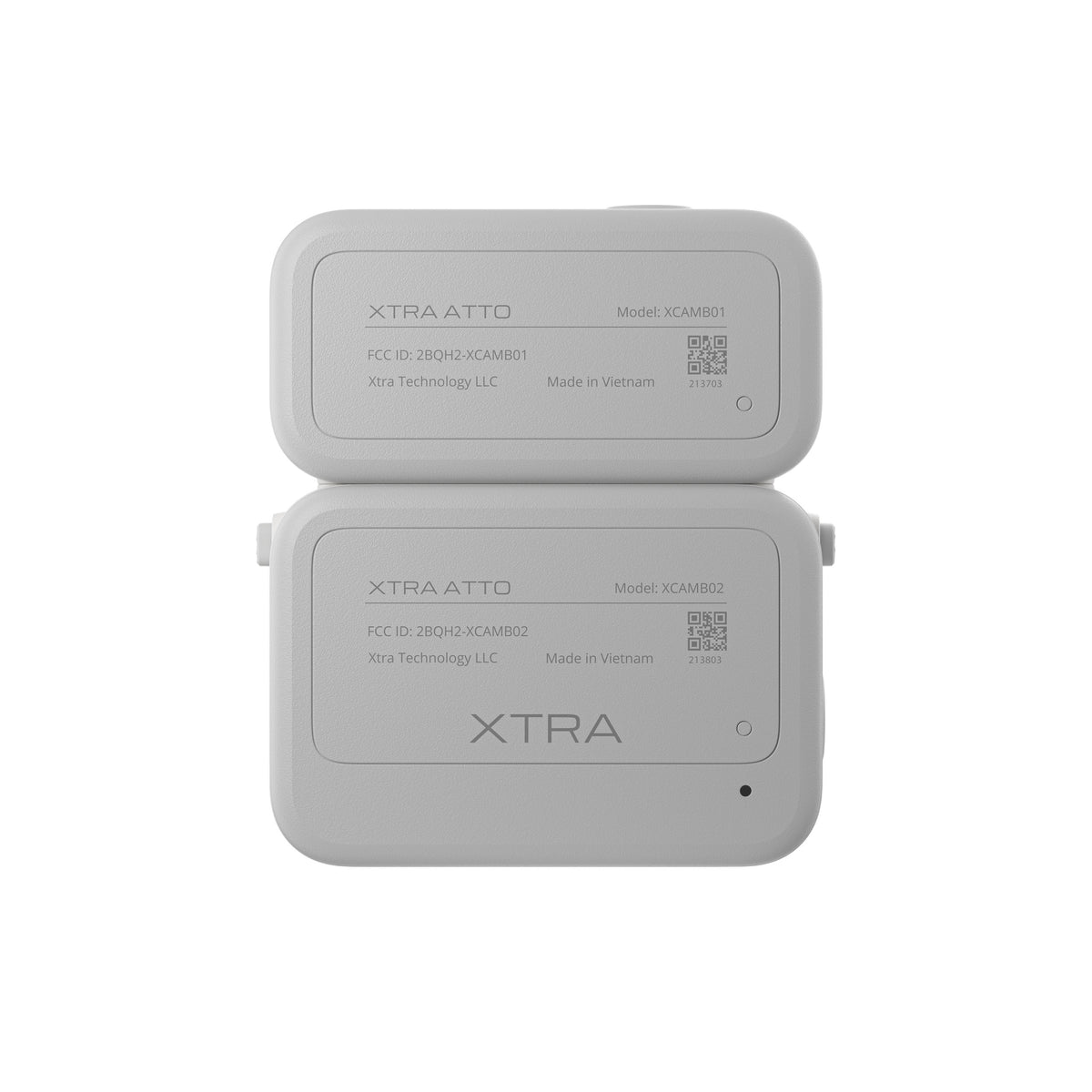Xtra Atto Wearable 4K Action Camera | 4K/60fps Video, 143° Wide FOV
